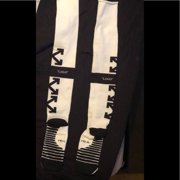 Off-White | Underwear & Socks | Nike Off White Fb Socks | Poshmark